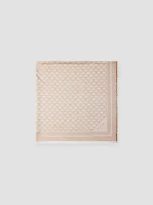 Prada Silk And Wool Shawl - Brown