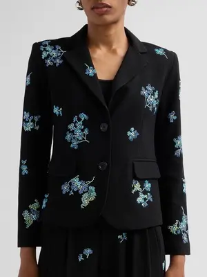 Libertine Bluebell Lane Embellished Single-breasted Classic Jacket