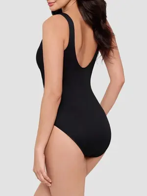 Miraclesuit Illusionists Ibiza Gathered Bodysuit - Black