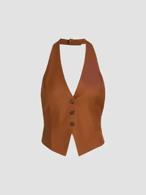 Ronny Kobo Lido Wool-blend Vest