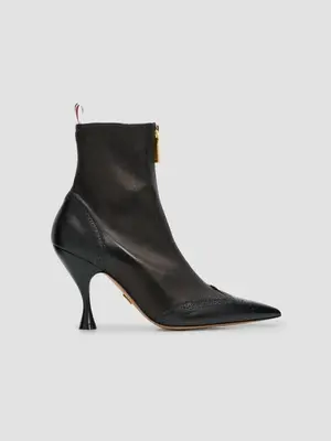 Thom Browne 90mm Wingtip Leather Booties