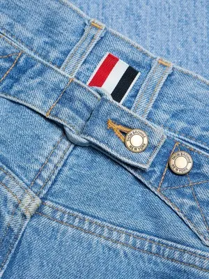 Thom Browne Washed Selvedge Denim Straight-leg Jeans