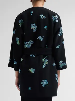 Libertine Bluebell Lane Embellished Opera Wrap Coat