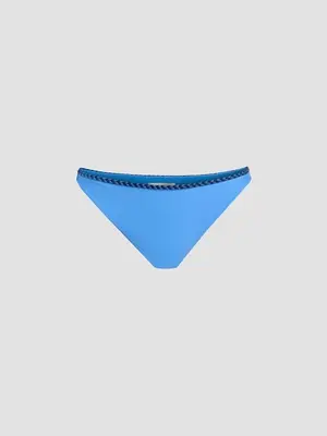 Ramy Brook Isla Braided Bikini Bottom - Blue