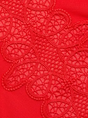 Ramy Brook Angie V-neck Blouse - Flame