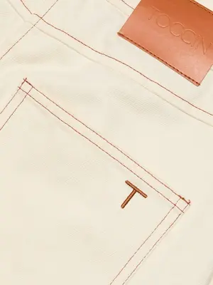 TOCCIN Blaire Weekend High-rise Wide-leg Jeans