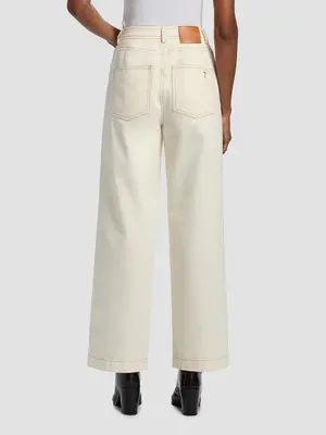TOCCIN Blaire Weekend High-rise Wide-leg Jeans