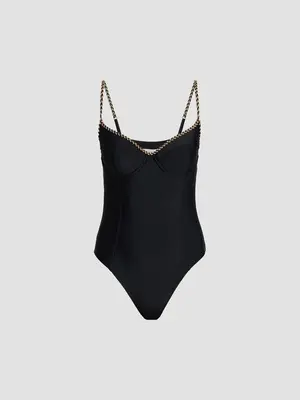 Ramy Brook Jayda Braided Underwire One-piece Swimsuit - Black
