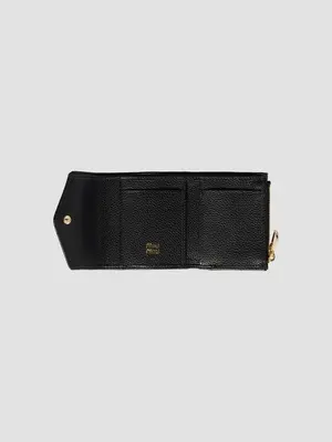 Miu Miu Small Leather Wallet - Black