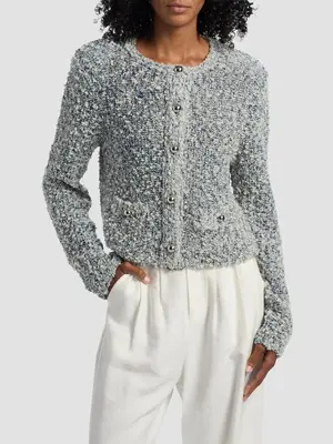 TOCCIN Emilia Bouclé Cardigan