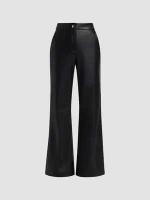 TOCCIN Gaia Flared Faux Leather Pants