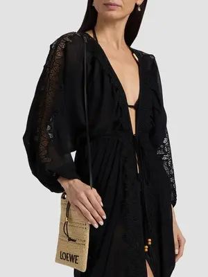 Ramy Brook Bernice Lace-trim V-neck Maxi Dress - Black