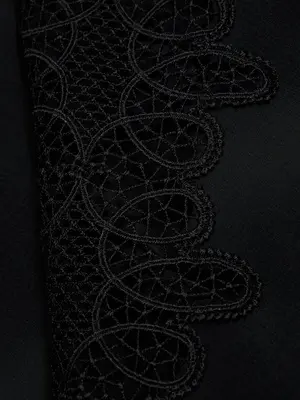 Ramy Brook Bernice Lace-trim V-neck Maxi Dress - Black