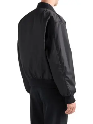 Prada Re-nylon Bomber Jacket - Black