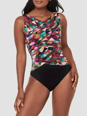 Miraclesuit Farfalle Brio One-piece Swimsuit - Multi