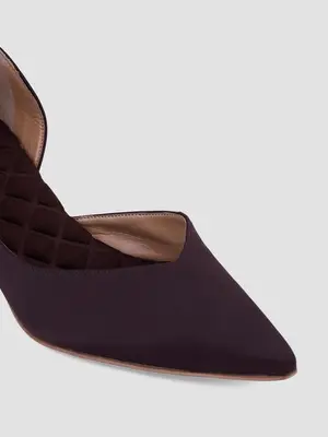 Aera Ariana 45mm Satin Kitten-heel Pumps