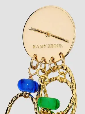 Ramy Brook Bauble Beads Lila Goldtone Beaded Drop Earrings