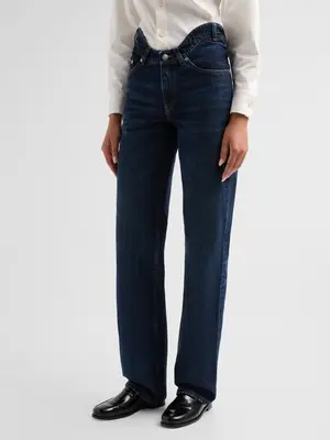 JEAN PAUL GAULTIER Curvy Waist Straight-leg Jeans