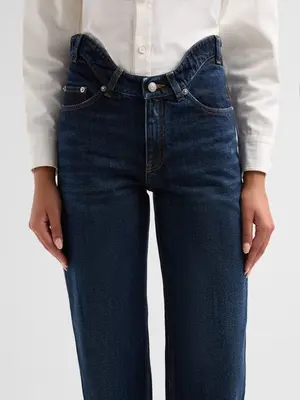 JEAN PAUL GAULTIER Curvy Waist Straight-leg Jeans