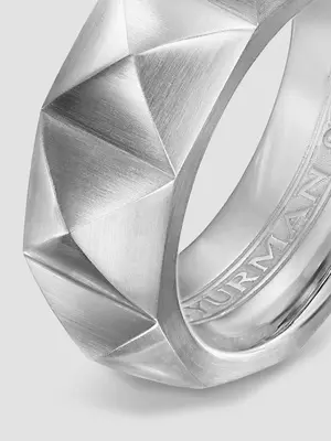 David Yurman Pyramid Band Ring In Sterling 8mm