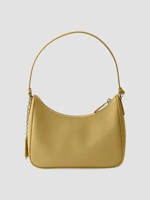 Prada Re-edition 2005 Saffiano Leather Shoulder Bag - Yellow