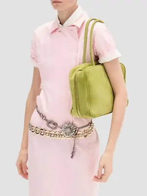 Miu Miu Metal Belt With Crystals