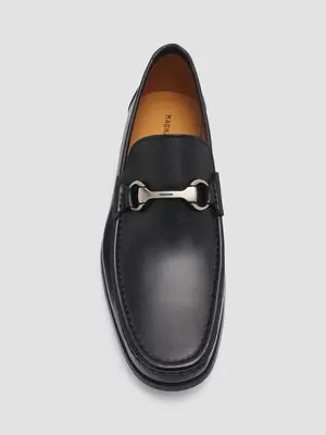 Magnanni Gentry Leather Horsebit Loafers