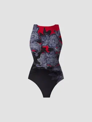 Miraclesuit Steel Magnolias Regatta One-piece Swimsuit - Black Multi