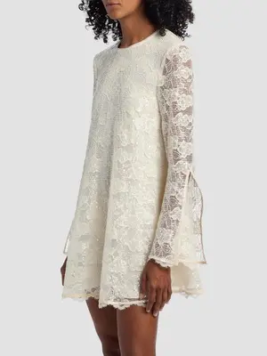 TOCCIN Gramercy Lace A-line Minidress