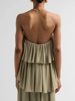Ronny Kobo Starla Tiered Halter Top