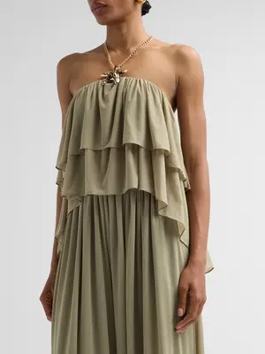 Ronny Kobo Starla Tiered Halter Top