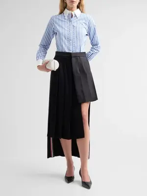 Thom Browne Wingtip 50mm Leather Pumps