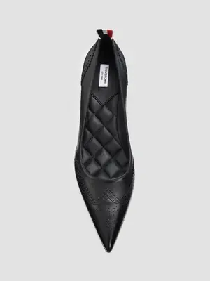 Thom Browne Wingtip 50mm Leather Pumps