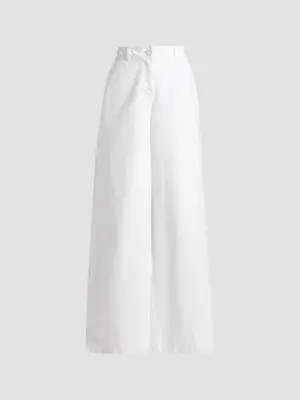 TOCCIN Eileen Slit Wide-leg Pants