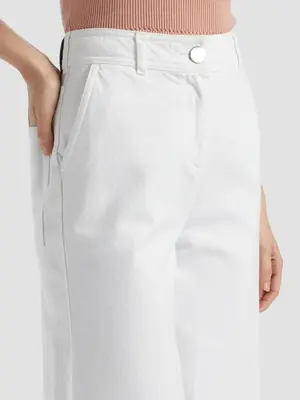 TOCCIN Eileen Slit Wide-leg Pants