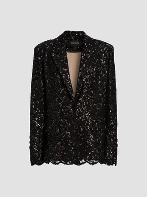 TOCCIN Willa Boyfriend Blazer - Jet