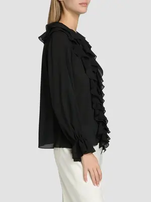 TOCCIN Tobi Exaggerated Ruffle Blouse