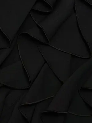 TOCCIN Tobi Exaggerated Ruffle Blouse - Jet