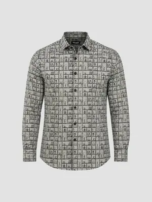 MACEOO Fibonacci Stretch Shirt - Multicolored