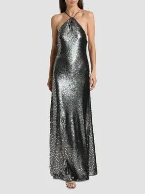 TOCCIN Monica Sequined Gown