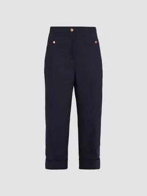 Thom Browne Wool Cardigan-style Pocket Trousers