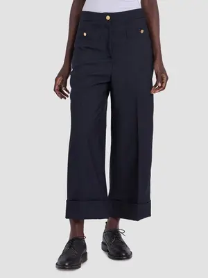 Thom Browne Wool Cardigan-style Pocket Trousers