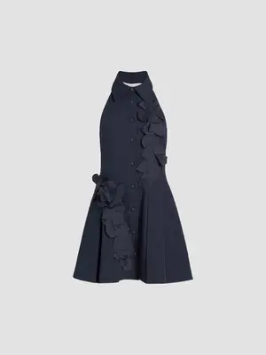 Ramy Brook Donna Cotton-blend Mini-shirtdress