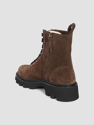 ROGER VIVIER Viv Rangers Truck Leather Ankle Booties
