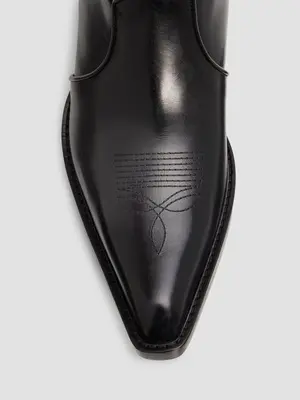 Khaite Clive 35mm Leather Ankle Boots