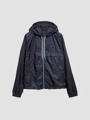Prada Re-nylon Blouson Jacket - Blue