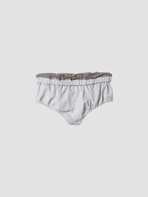 Miu Miu Poplin Briefs - Grey