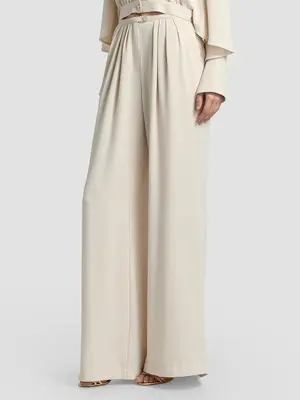 Ramy Brook Yasmine Pleated Wide-leg Pants