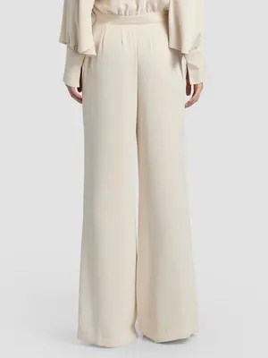 Ramy Brook Yasmine Pleated Wide-leg Pants