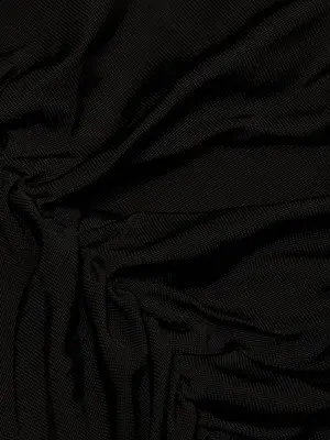 TOCCIN Teagan Ruched Knit Off-the-shoulder Top